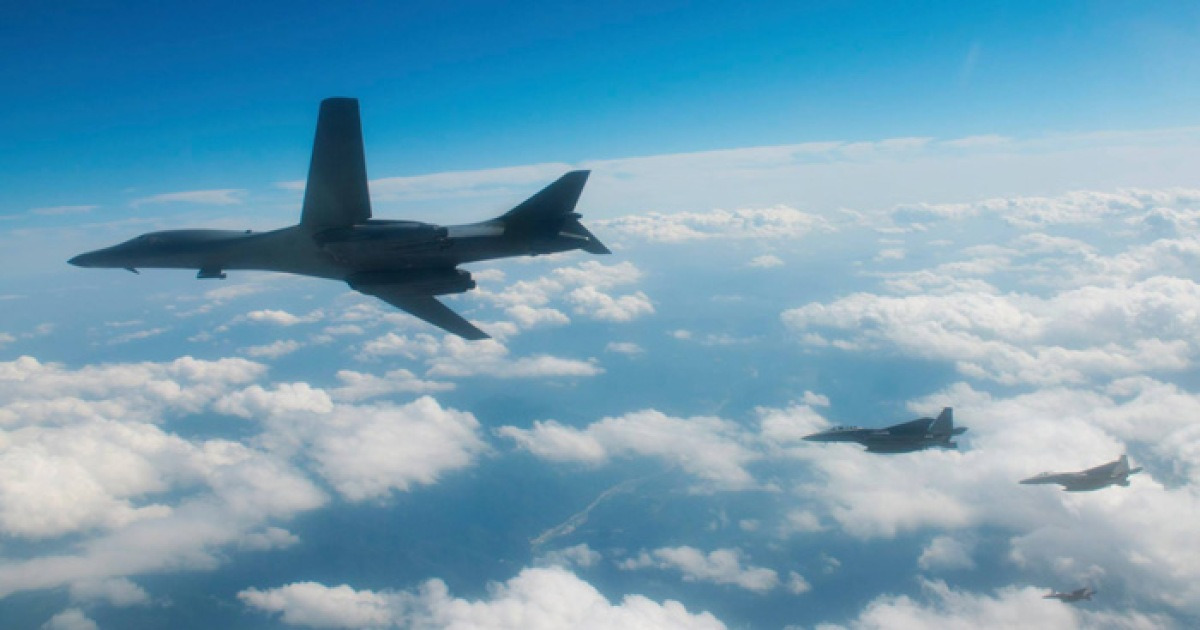 B-1B·F-35B 한반도 또 동시 출격..대북 무력시위