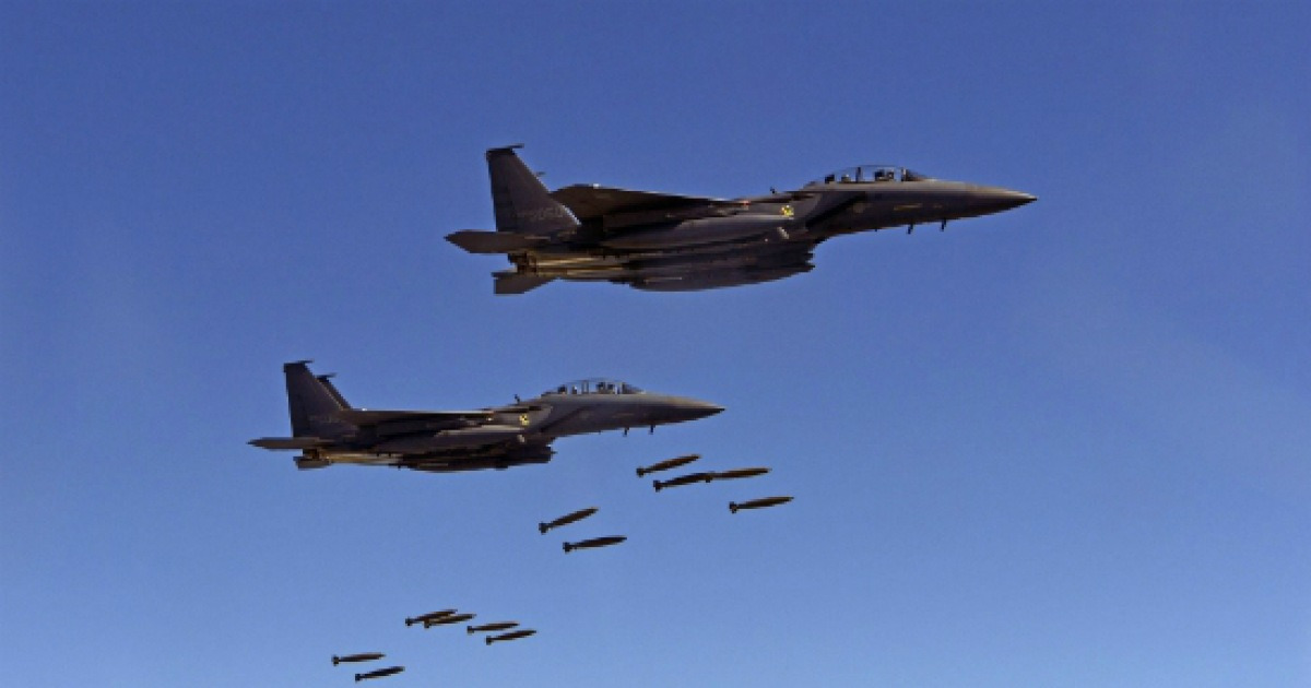 F-35B 스텔스기 4대·B-1B 2대 동시출격, 폭탄 투하 훈련