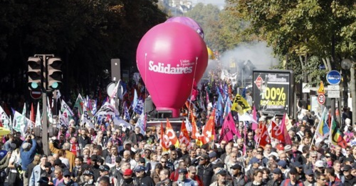 FRANCE LABOR PROTEST