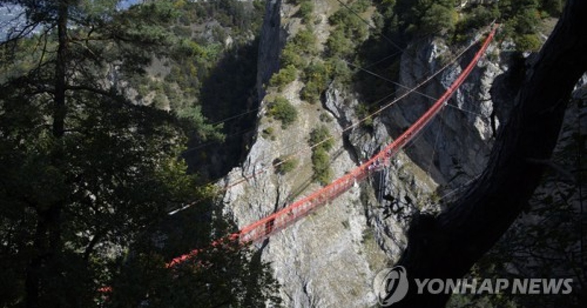 SWITZERLAND SPIDER BRIDGE BUNGEE JUMPING