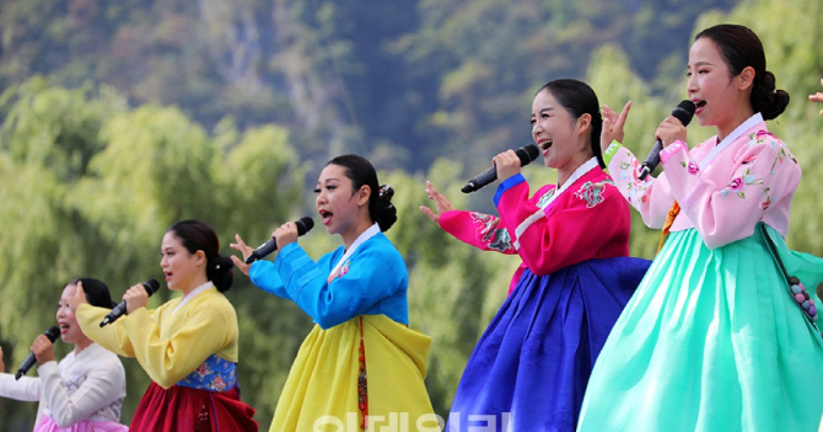 [포토] 정선에서 펼쳐진 푸너리 아리랑