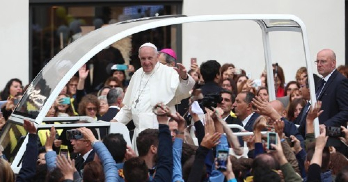 ITALY POPE FRANCIS VISITS CESENA