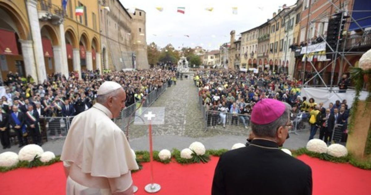 ITALY POPE VISITS CESENA