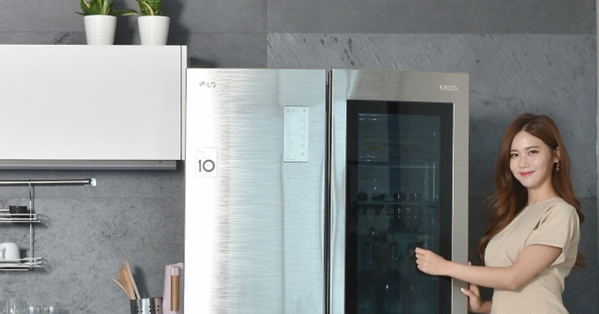 LG전자, '노크온 매직스페이스' 탑재 870L 디오스 냉장고 출시