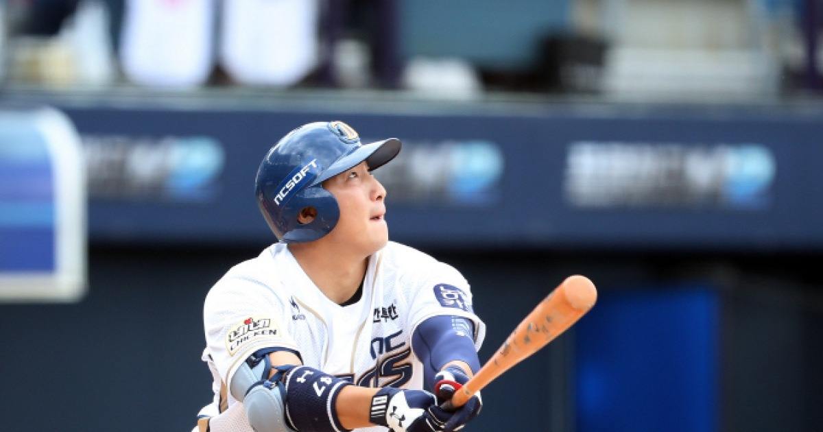 '나성범, 선제 3점포' NC, SK에 완승..'낙동강시리즈 준PO' 성사