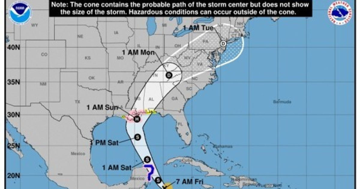 ATLANTIC OCEAN TROPICAL STORM NATE
