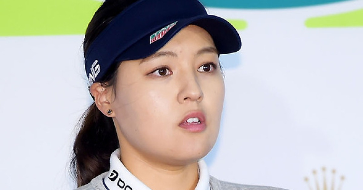 [엑's HD] 인터뷰 갖는 전인지(LPGA KEB하나은행 챔피언십)