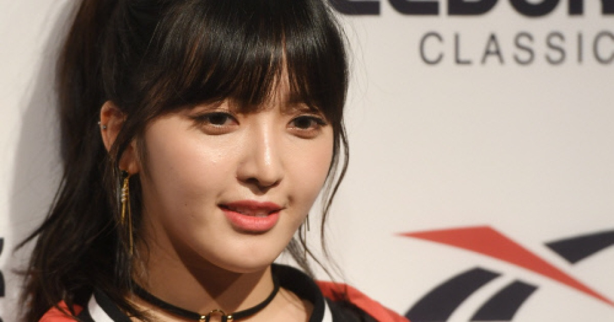 [SS포토] AOA 찬미, 손하트..귀엽죠?