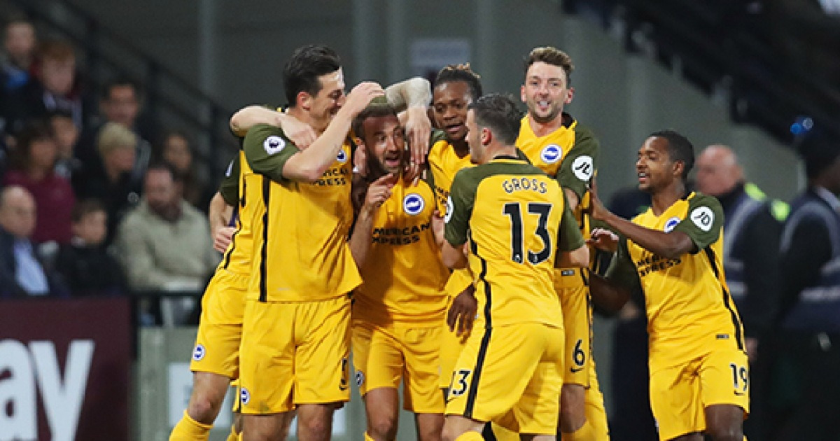 [EPL 9R] '머레이 멀티골' 브라이튼, 웨스트햄에 3-0 완승..10위 도약