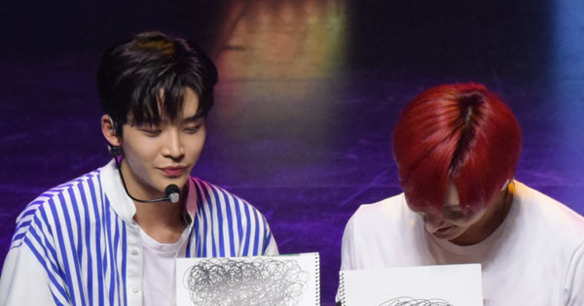 [BOF포토]SF9 로운-주호, 그림 속 주인공은 누구?