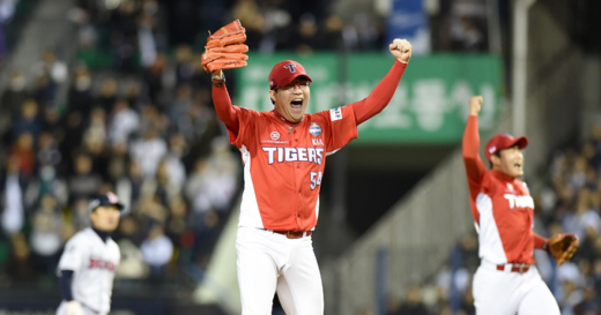 [MD포토] KIA 'V11 우승의 짜릿한 순간'