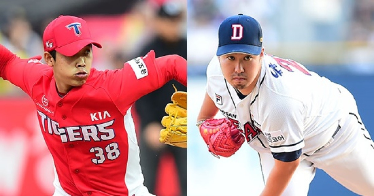 [KS5] KIA 임기영·팻딘, 두산 유희관·보우덴 5차전 미출장