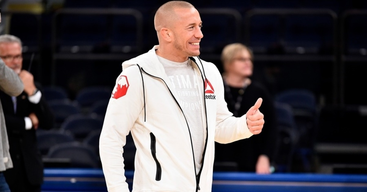 [UFC 217 포토] GSP '따봉'