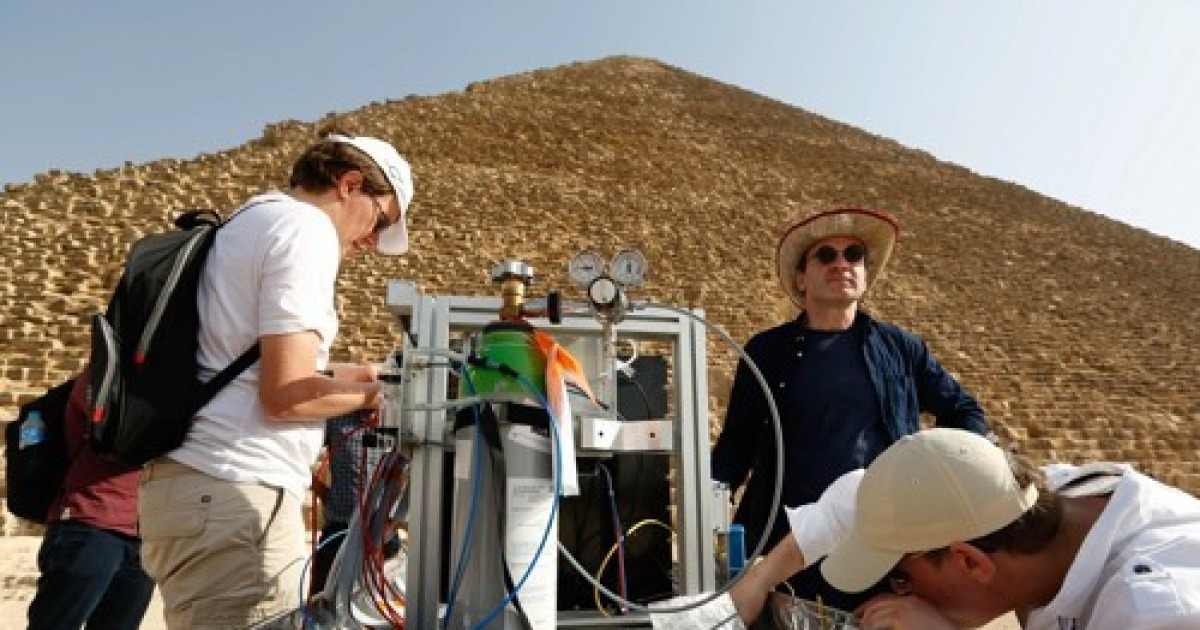 EGYPT SCAN KHUFU PYRAMID DISCOVERY