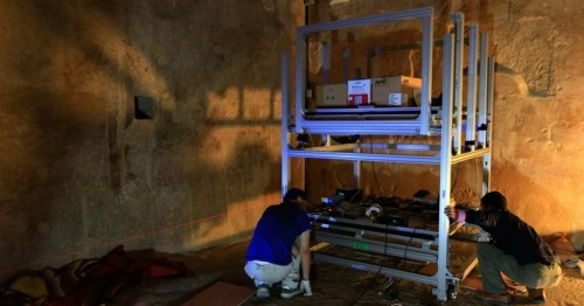 EGYPT SCAN KHUFU PYRAMID DISCOVERY