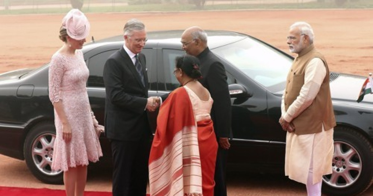 INDIA BELGIUM ROYALTY