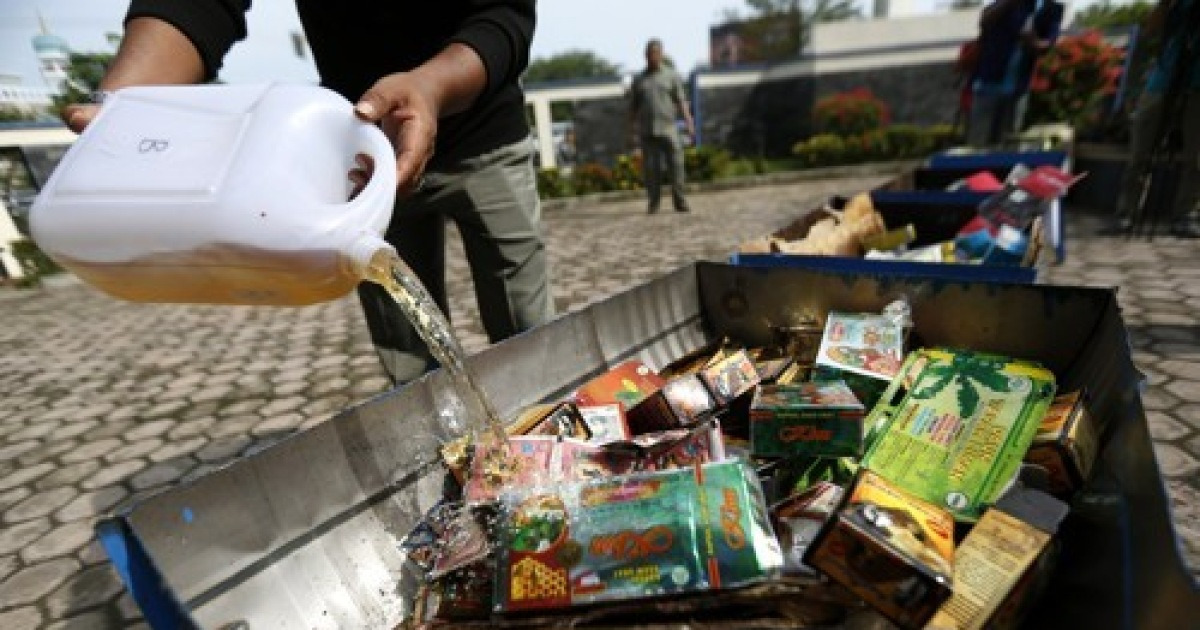 INDONESIA ACEH ILLEGAL DRUGS AND FOOD PRODUCTS