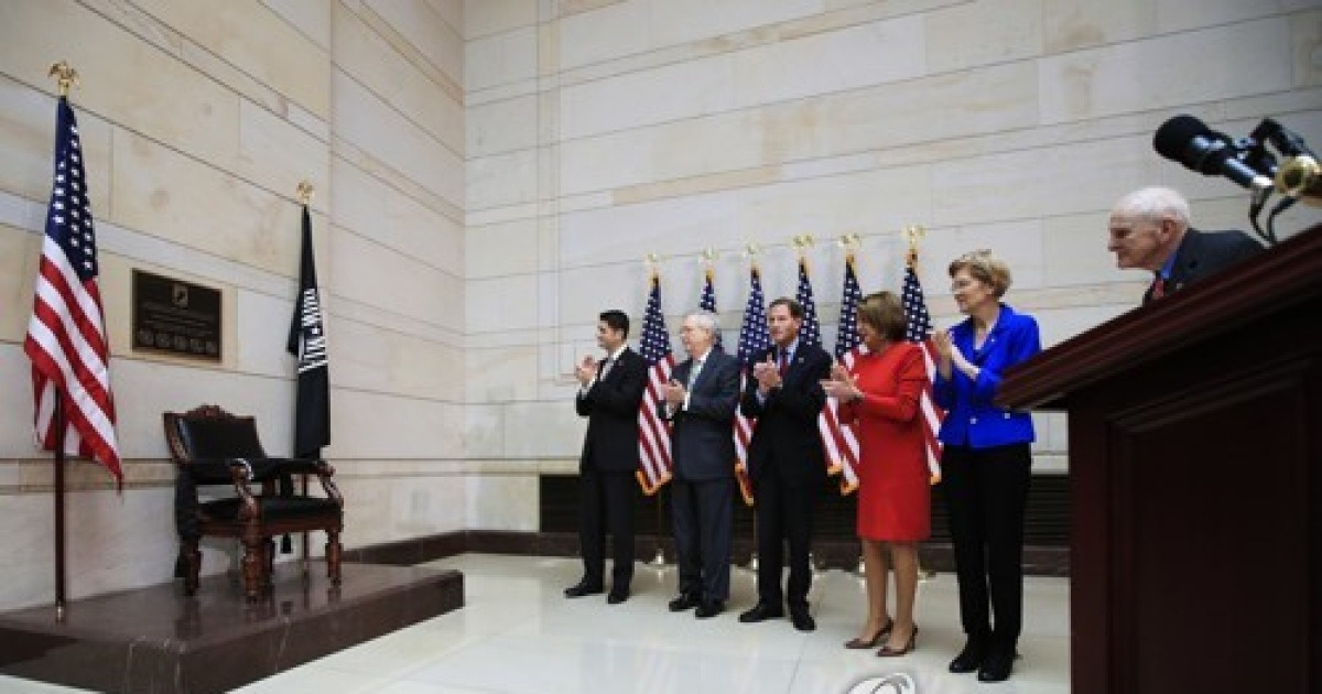 POW MIA Commemorative Chair