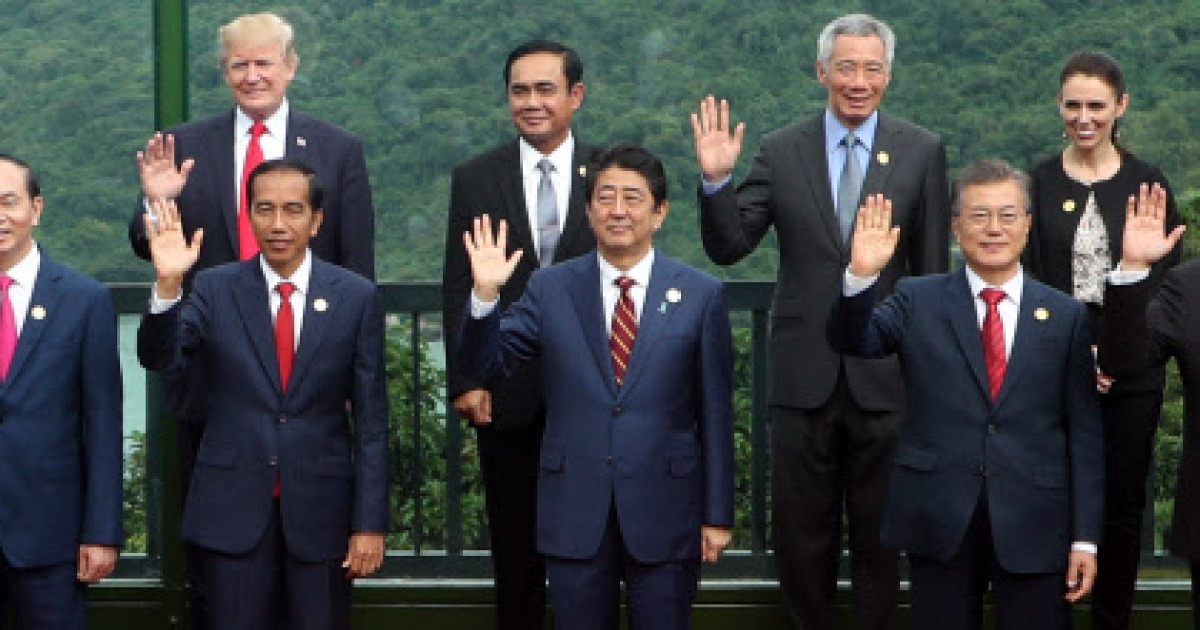 APEC 21개국 '신경전'..무역자유화 놓고 트럼프-시진핑 충돌