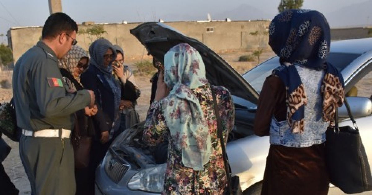 AFGHANISTAN-BALKH-DRIVING COURSE-WOMEN