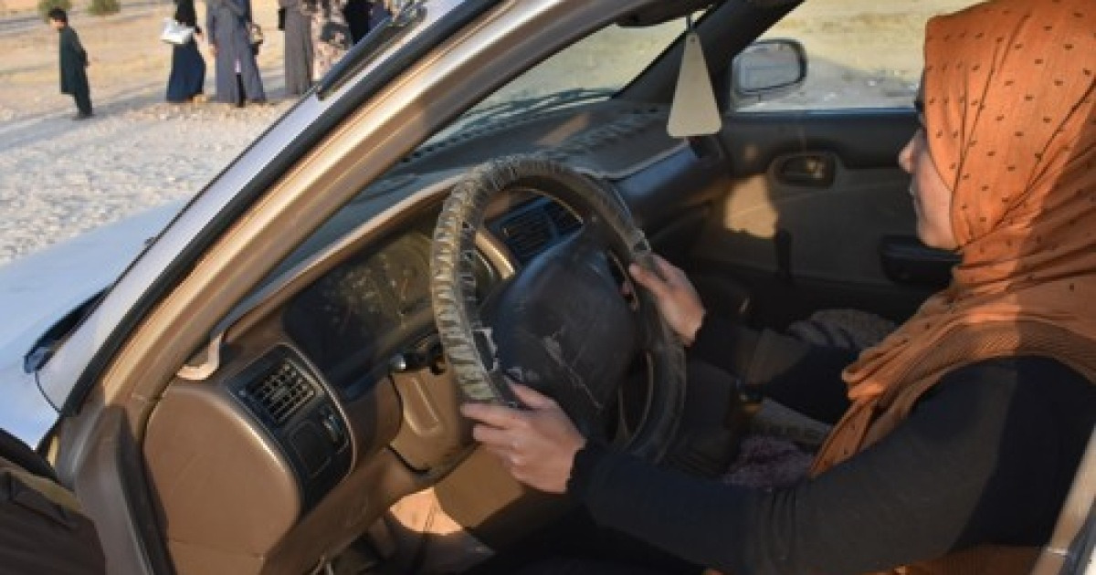 AFGHANISTAN-BALKH-DRIVING COURSE-WOMEN