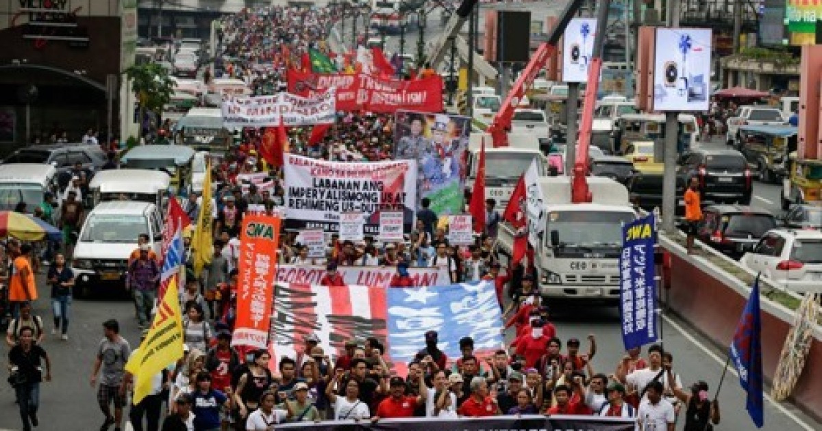 PHILIPPINES PROTEST ASEAN SUMMIT PROTEST