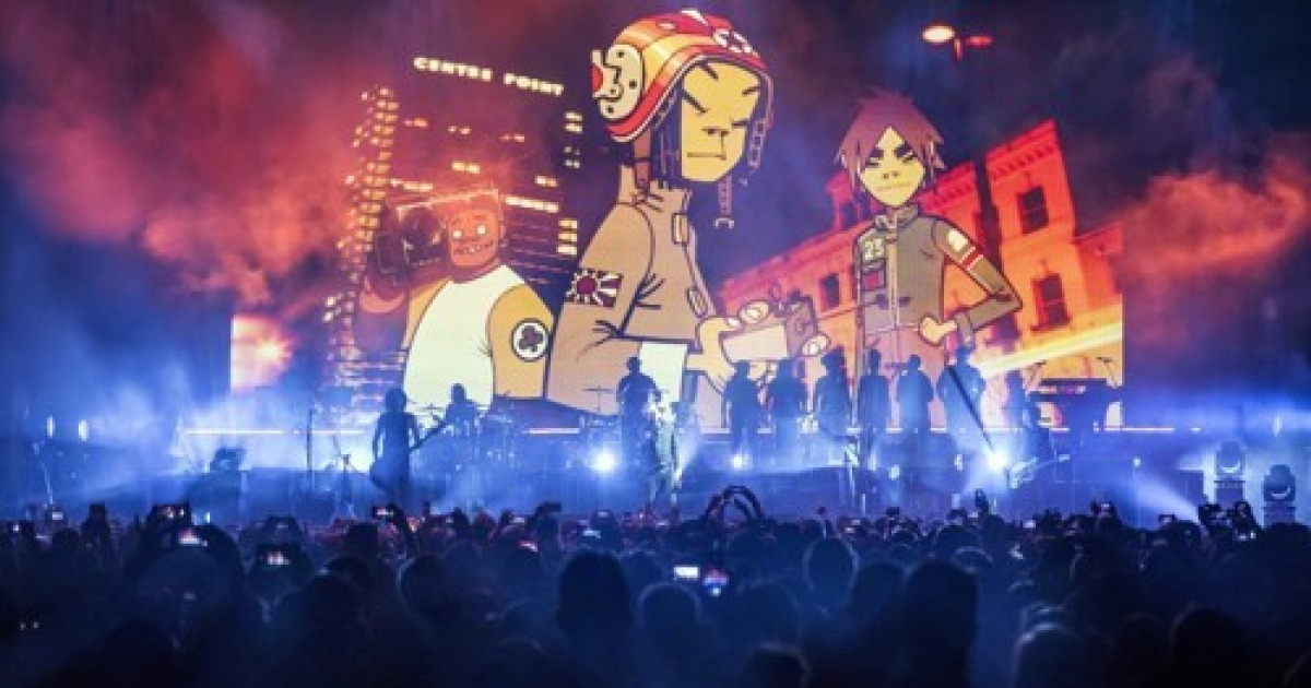 epaselect HUNGARY MUSIC GORILLAZ CONCERT