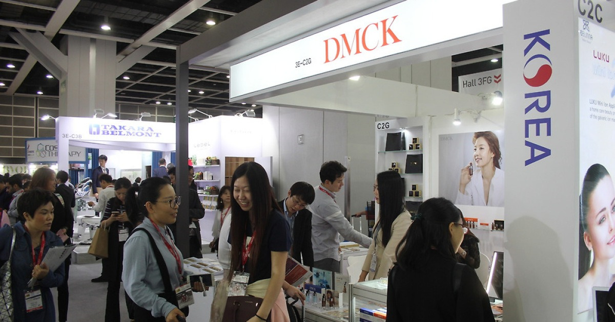 DMCK, 홍콩코스모프로프서 '한지혜 앰플·쿠션' 큰 인기