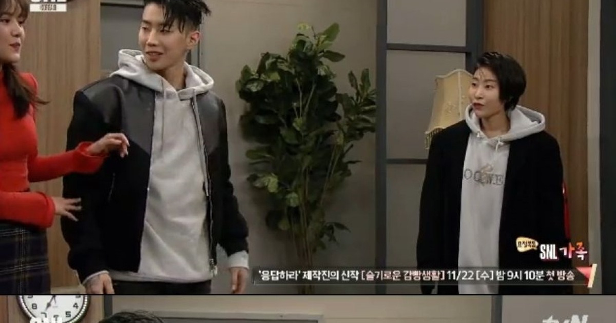 'SNL9' 박재범, 깜짝 등장..'도플갱어' 이세영 만났다
