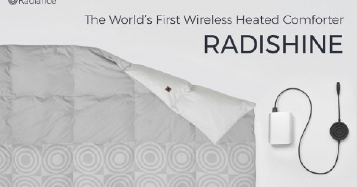 Radiance Launches World's First Wireless Heated Comforter 'Radishine ...