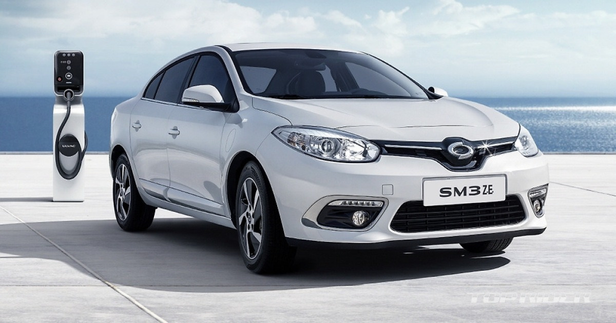 르노삼성, 주행거리 213km '신형 SM3 Z.E.' 공개
