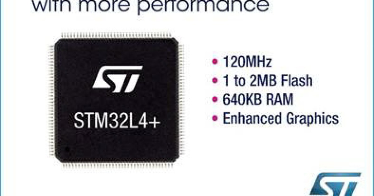 ST마이크로일렉트로닉스, STM32L4+ MCU 출시