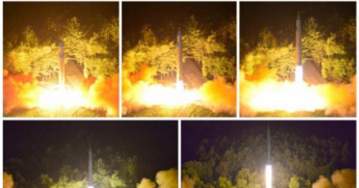 北, 기습적 미사일 발사..사실상 사거리 1만km 넘는 ICBM급?(종합3보)