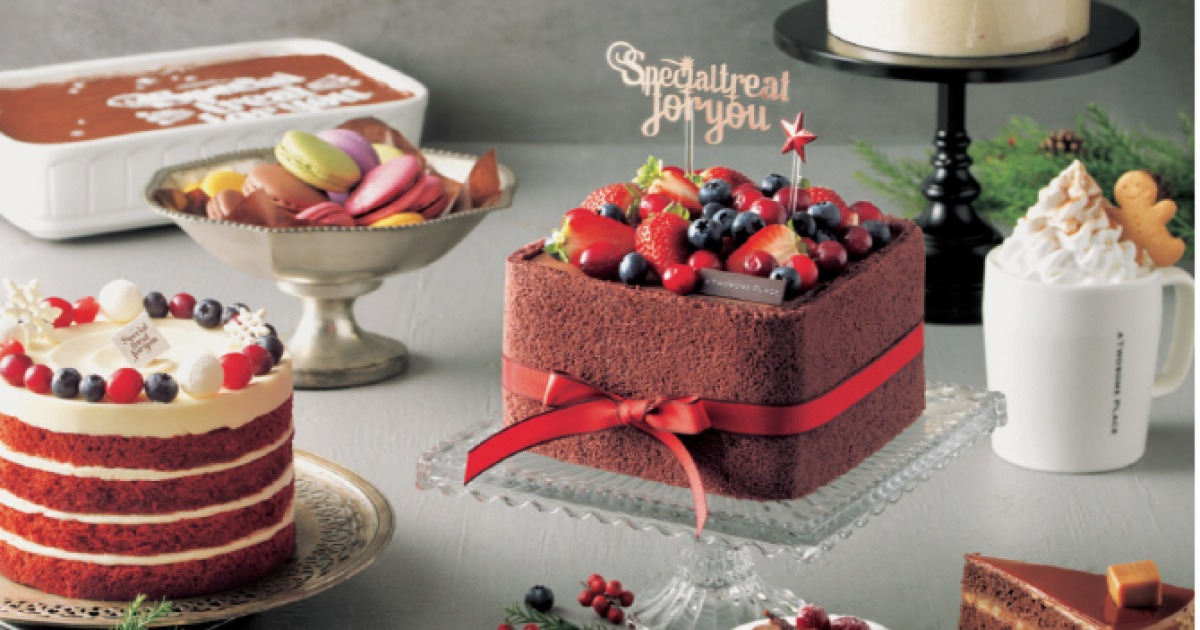 투썸플레이스, '선물'·'화이트 크리스마스' 담은 케이크 출시