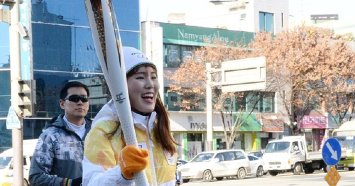 김아랑 "평창올림픽 파이팅"