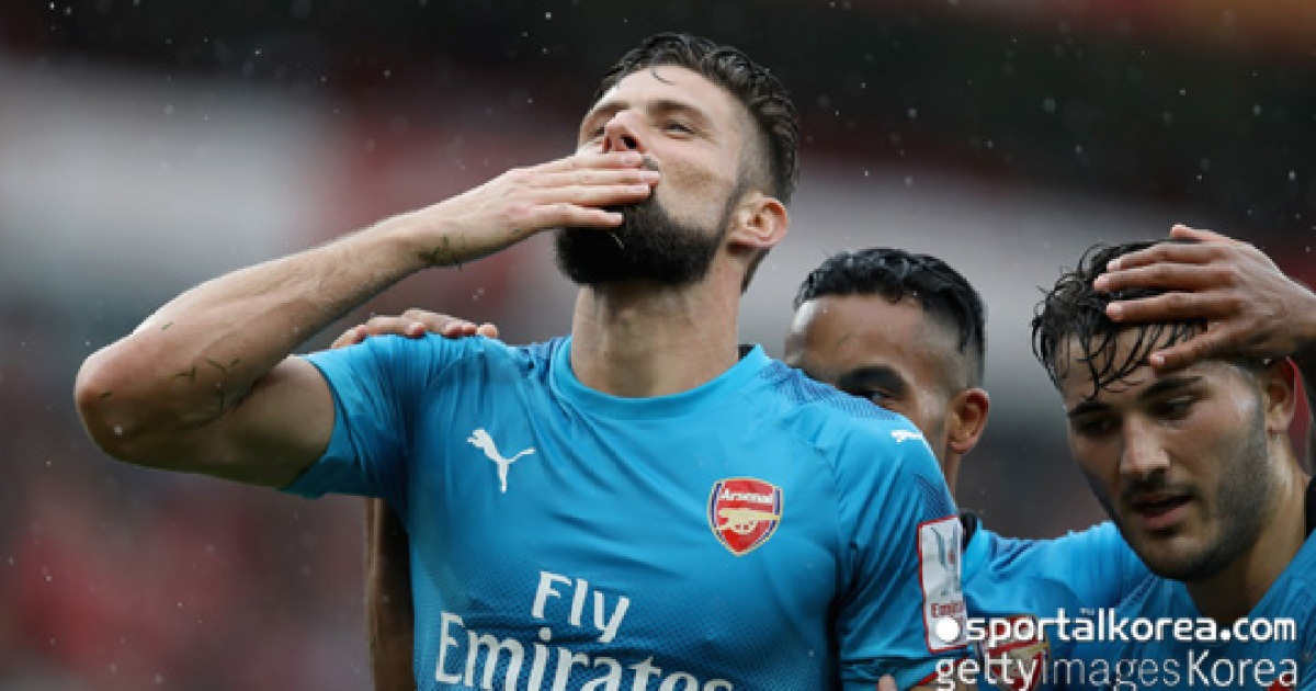 [EPL 16R] '지루 동점골' 아스널, 사우샘프턴에 1-1 진땀 무승부