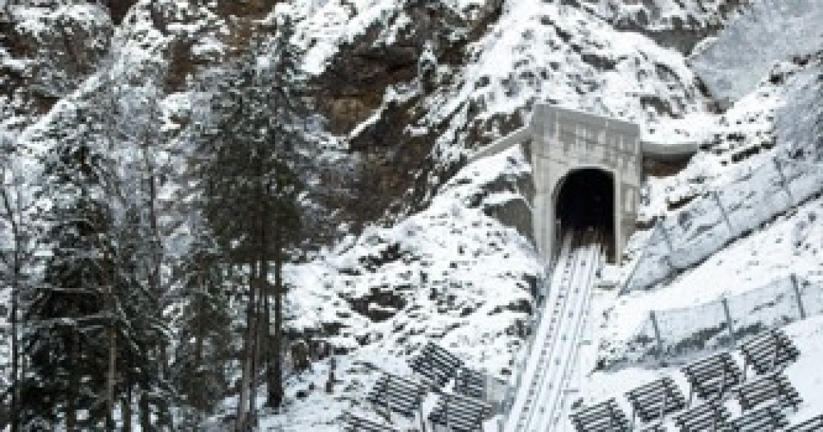 SWITZERLAND STOOS FUNICULAR RAILWAY