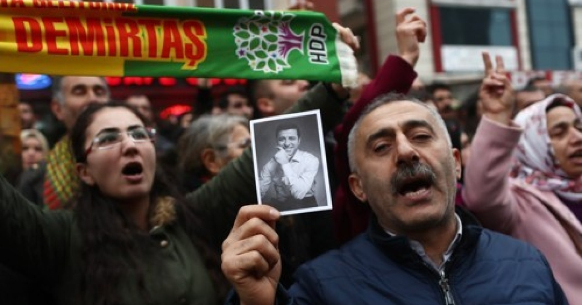 TURKEY PROTEST HDP LEADERS TRIAL