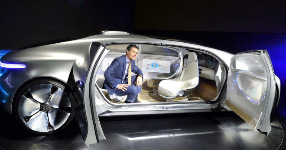 메르세데스-벤츠, 자율주행 콘셉트카 'F015 럭셔리 인 모션' 공개