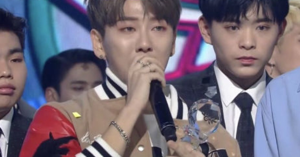 '뮤직뱅크' JBJ, 눈물의 1위 소감.."팬클럽 조이풀 감사해"