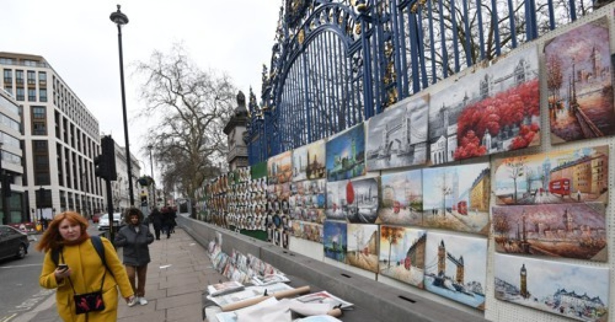 BRITAIN DAILY LIFE ART LONDON