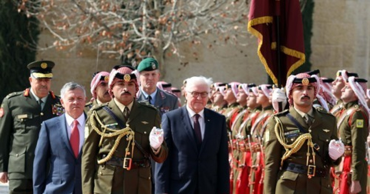 JORDAN GERMANY PRESIDENT STEINMEIER VISITS