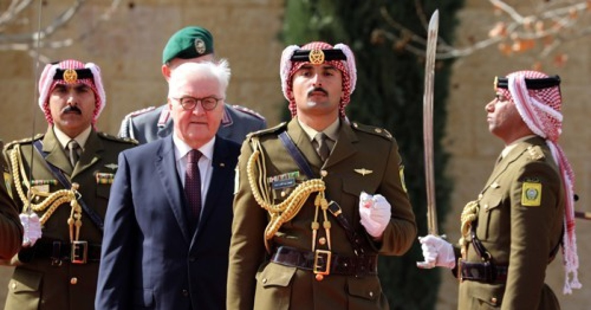 JORDAN GERMANY PRESIDENT STEINMEIER VISITS