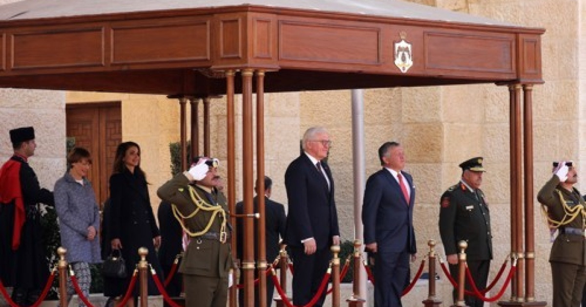 JORDAN GERMANY PRESIDENT STEINMEIER VISITS