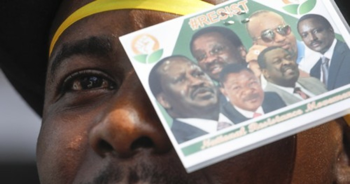 KENYA OPPOSITION SWEARING IN