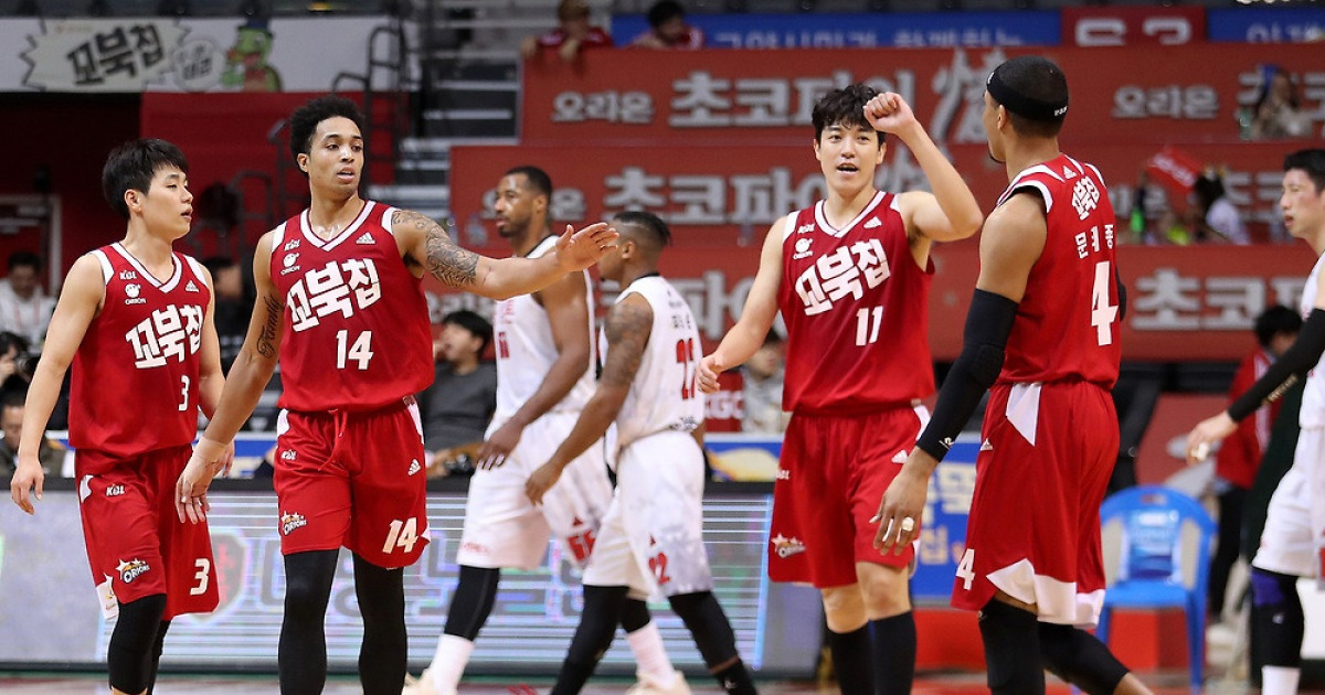 오리온, KGC에 106-90 역전승.. 3연패 탈출