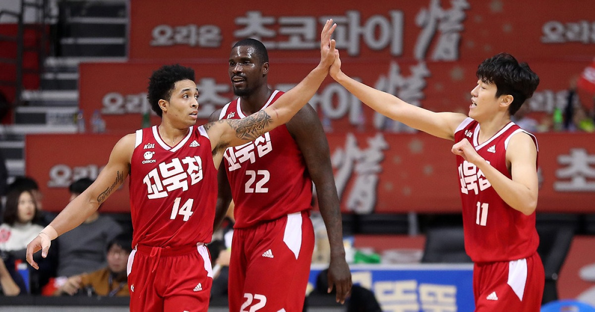 오리온, KGC에 106-90 역전승