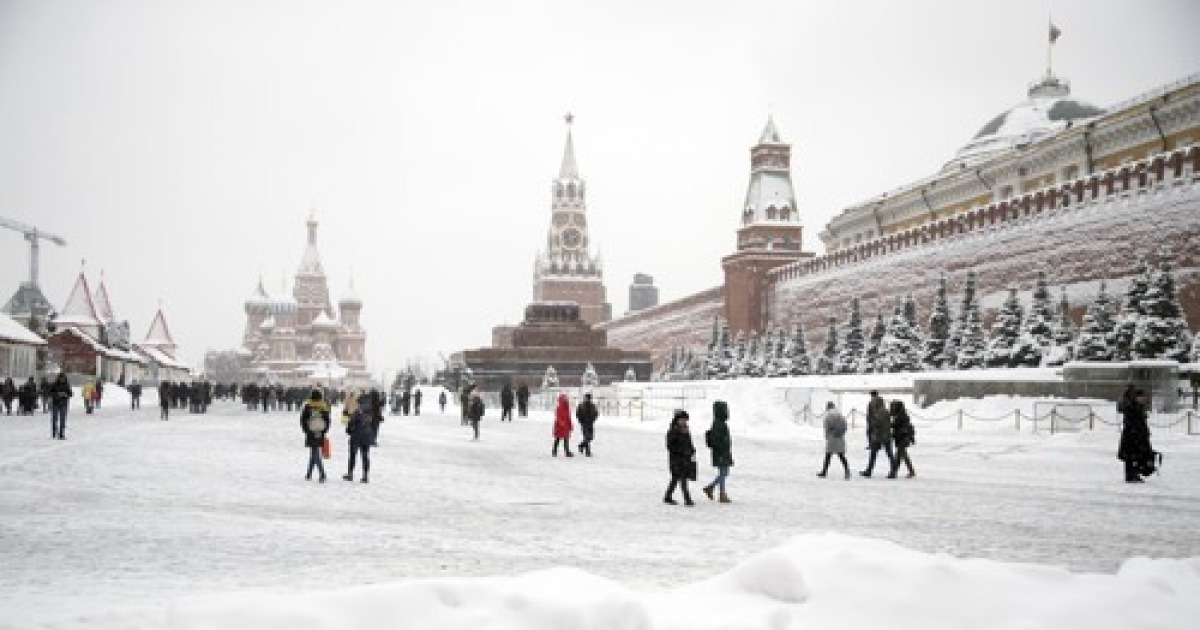 Russia Moscow Snow