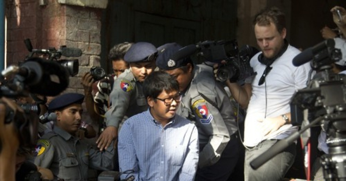 Myanmar Journalists Arrest