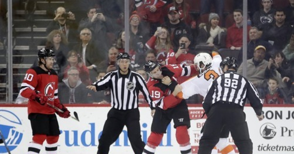 Flyers Devils Hockey